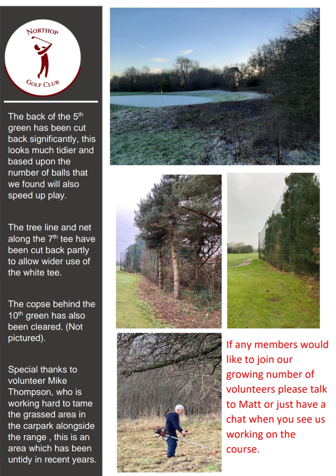 Course Newsletter - Northop Golf Club