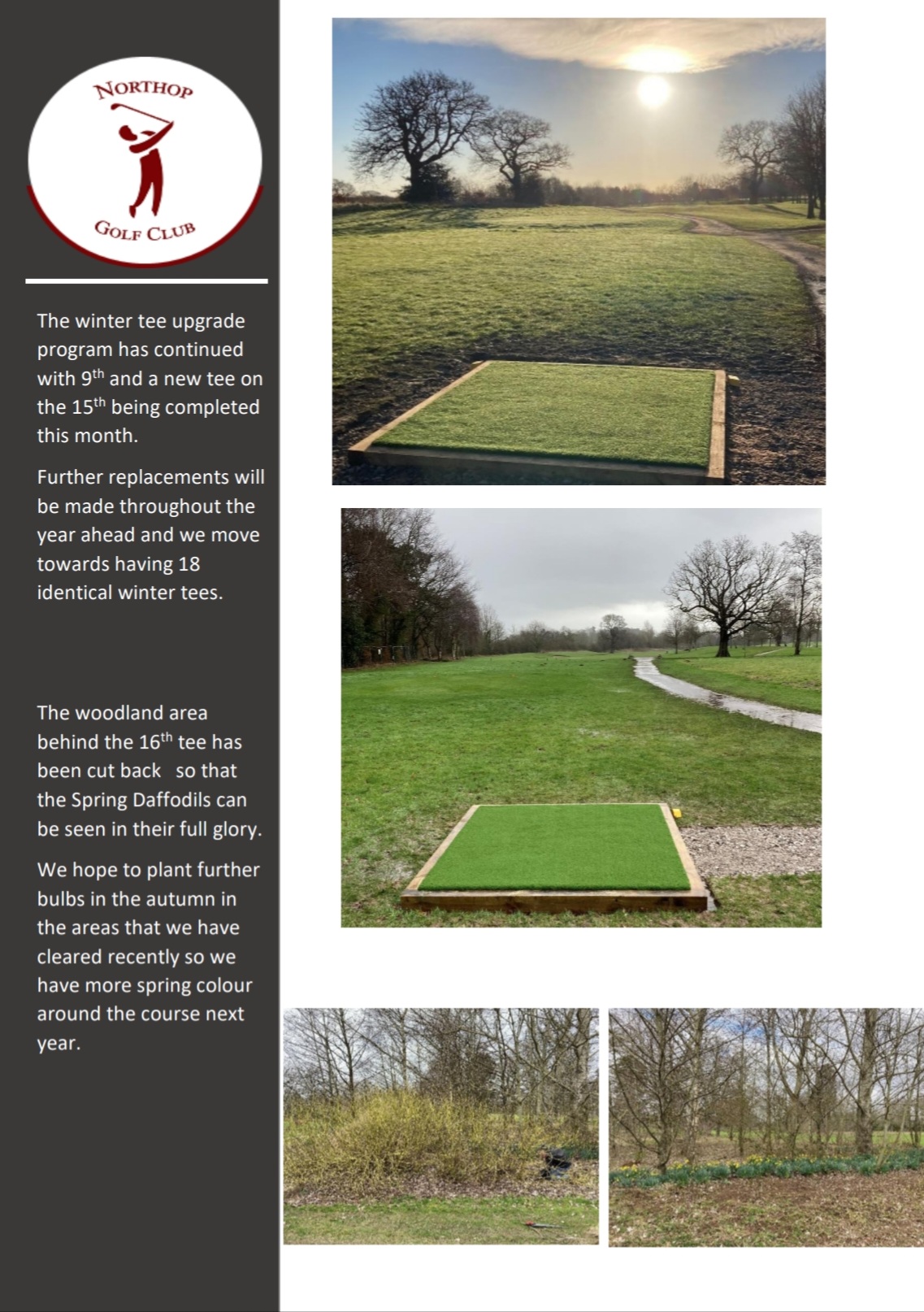 Course Newsletter - Northop Golf Club